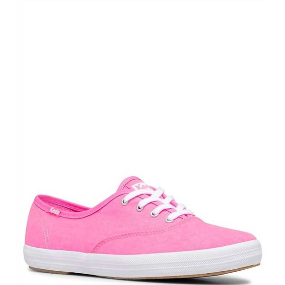 Keds | Shoes | New Keds Champion Canvas Sneaker In Hot Pink | Poshmark